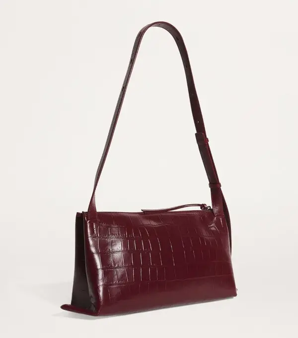 JIL SANDER Medium Leather Empire Shoulder Bag