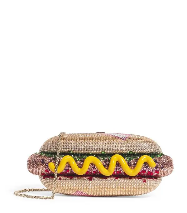Judith Leiber Hot Dog Clutch Bag