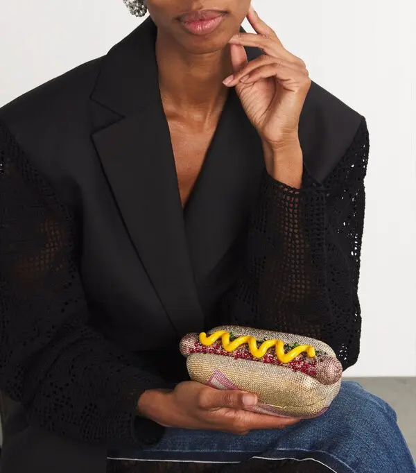Judith Leiber Hot Dog Clutch Bag