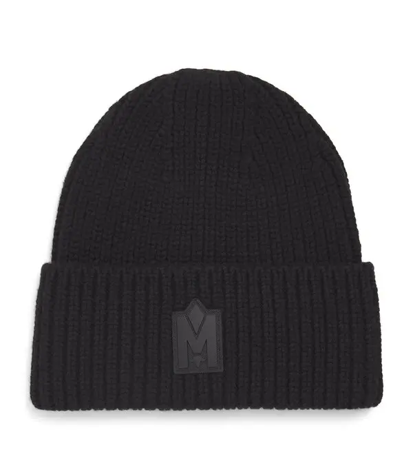 Mackage Wool-blend Ribbed Beanie - Black
