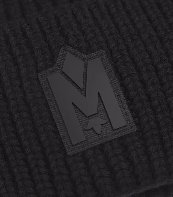 Mackage Wool-blend Ribbed Beanie - Black