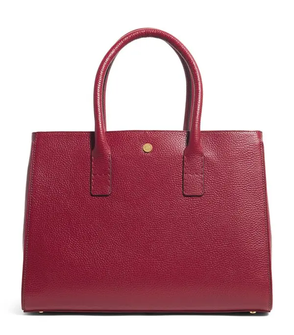Harrods Pebbled Leather Work Tote Bag
