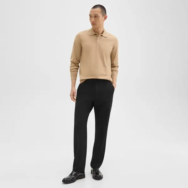 Theory Straight-leg Trousers - Black