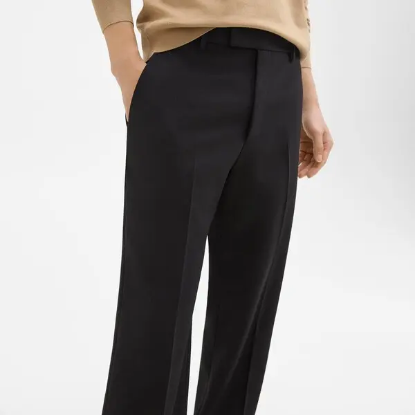 Theory Straight-leg Trousers - Black