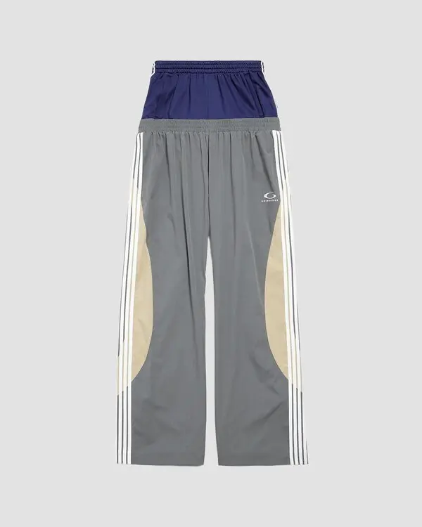 Balenciaga Cut-up Tracksuit Pants - Dark Grey