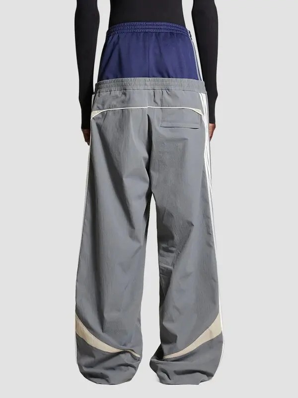 Balenciaga Cut-up Tracksuit Pants - Dark Grey