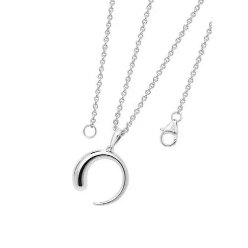 LUCY QUARTERMAINE Luna Pendant Necklace - Sterling Silver