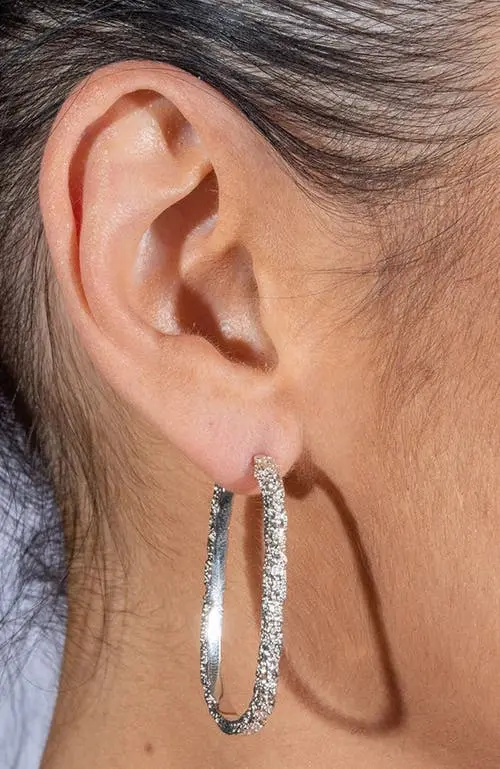 LUCY QUARTERMAINE Hula Hoop Earrings - Sterling Silver