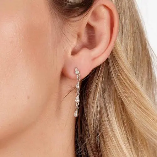 LUCY QUARTERMAINE Skinny Drip Earrings