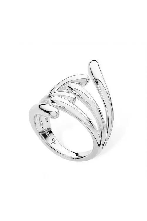 LUCY QUARTERMAINE Six Drop Ring - Sterling Silver
