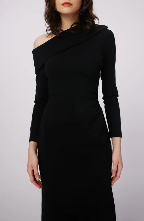 Diane Von Furstenberg One-shoulder Long Sleeve Dress