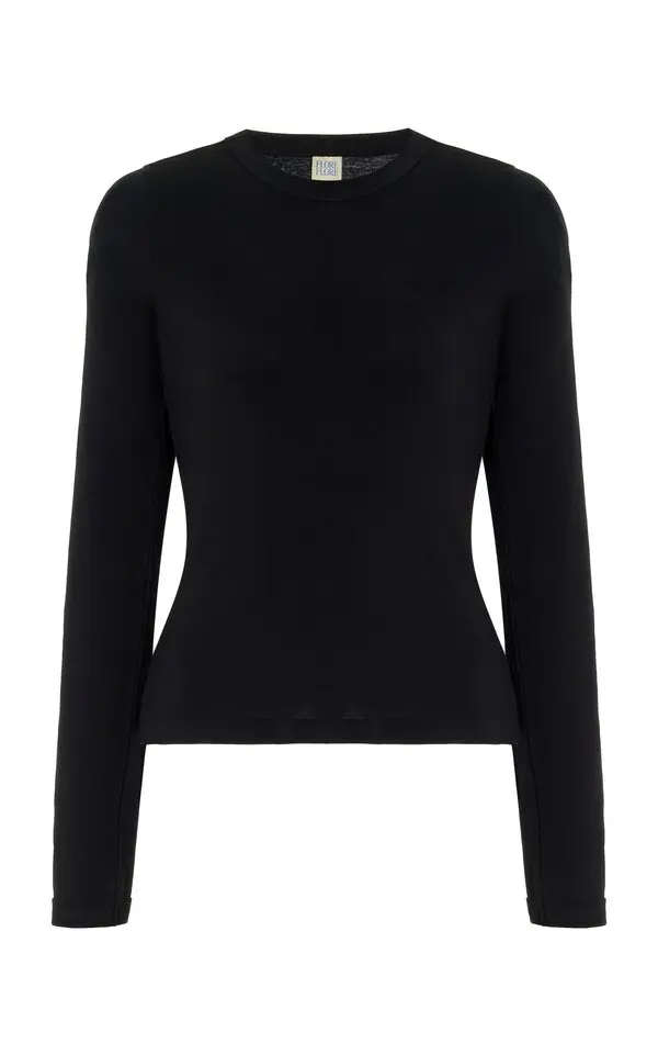 FLORE FLORE Max Long-sleeve T-shirt - Black