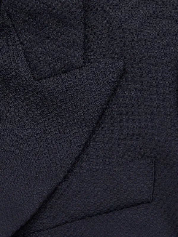 REISS Hallie Textured Double Breasted Suit Blazer