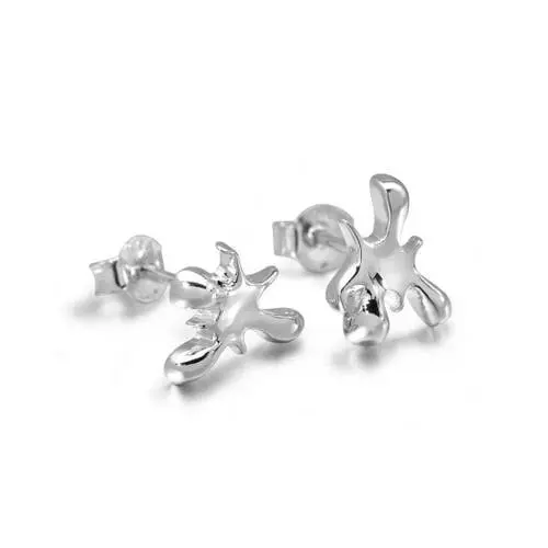 LUCY QUARTERMAINE Splash Stud Earrings - Sterling Silver