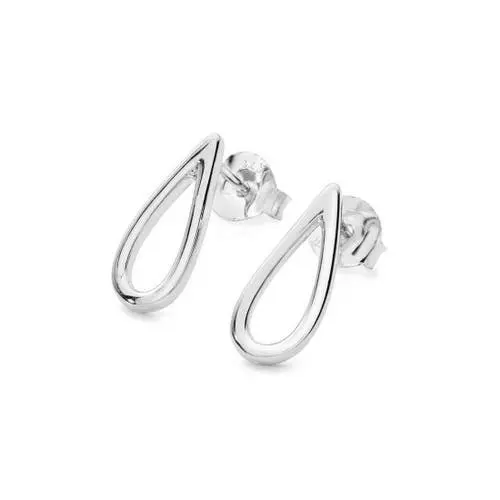 LUCY QUARTERMAINE Petal Stud Earrings - Sterling Silver