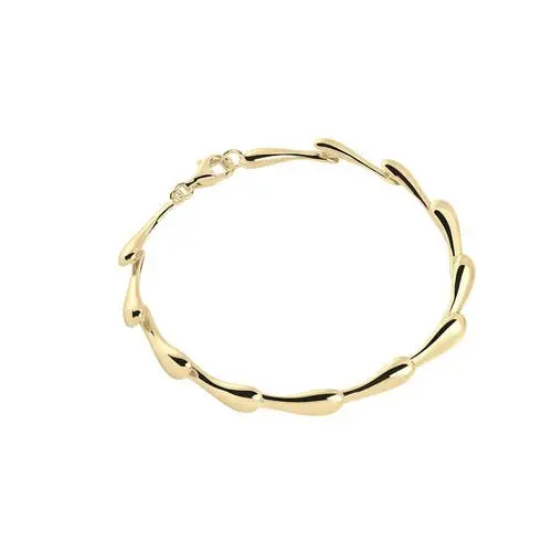LUCY QUARTERMAINE Eternal Drop Link Bracelet - Gold Vermeil