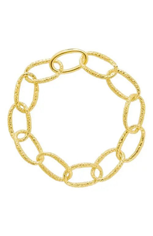 LUCY QUARTERMAINE Hula Linked Bracelet - Gold Vermeil