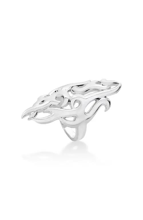 LUCY QUARTERMAINE Elements Full Air Ring - Sterling Silver