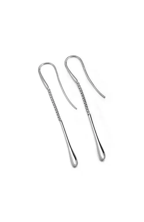 LUCY QUARTERMAINE Drop Earrings - Sterling Silver