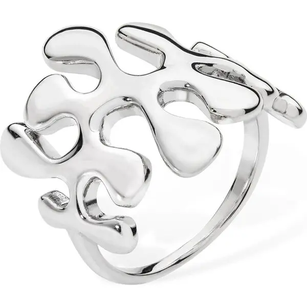 LUCY QUARTERMAINE Large Splash Ring - Sterling Silver