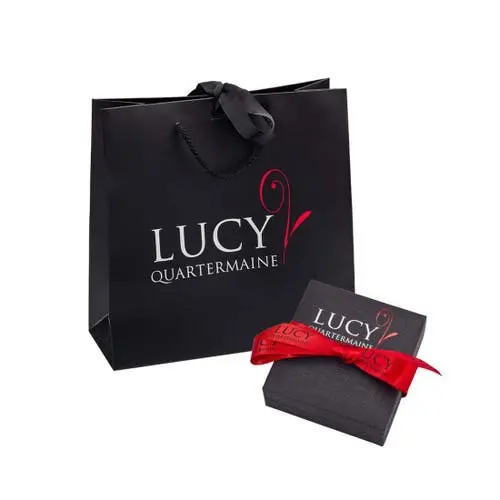 LUCY QUARTERMAINE Long Drop Stud Earrings - Sterling Silver