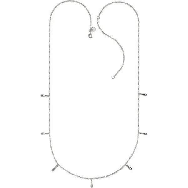 LUCY QUARTERMAINE 7 Drip Necklace - Sterling Silver