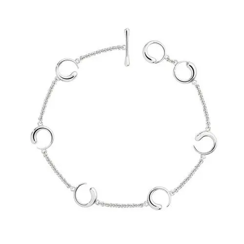 LUCY QUARTERMAINE Luna Station Link Bracelet - Sterling Silver