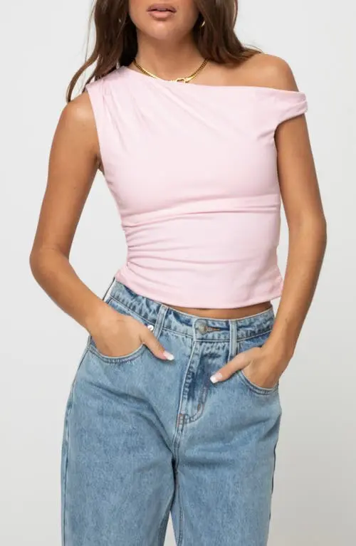 Princess Polly Danza One-shoulder Top - Pink