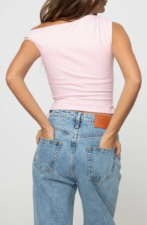Princess Polly Danza One-shoulder Top - Pink