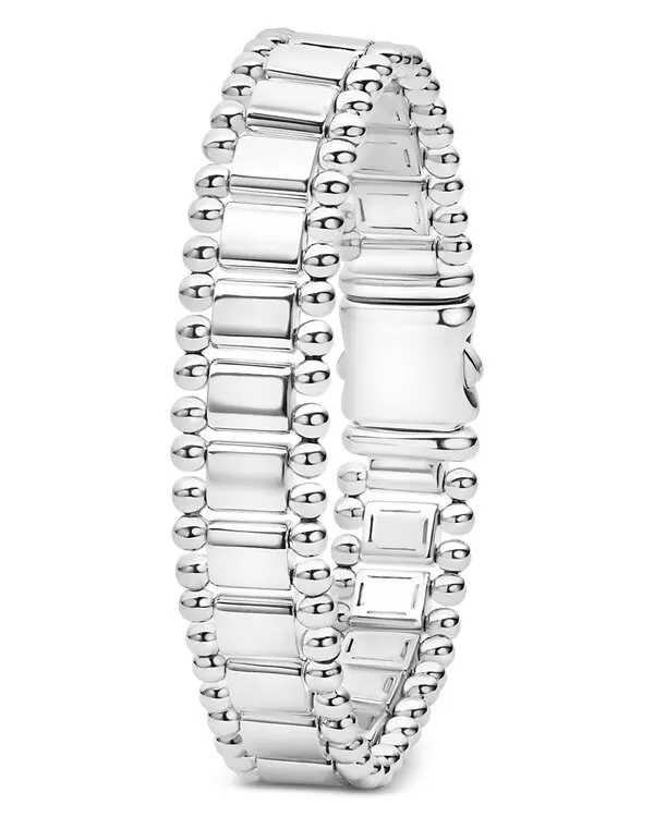 Lagos 18k Yellow Gold & Sterling Anthem Link Bracelet