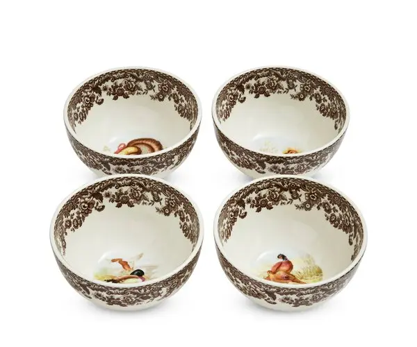 SPODE Woodland Dip Bowls, Set Of 4
