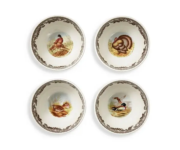 SPODE Woodland Dip Bowls, Set Of 4