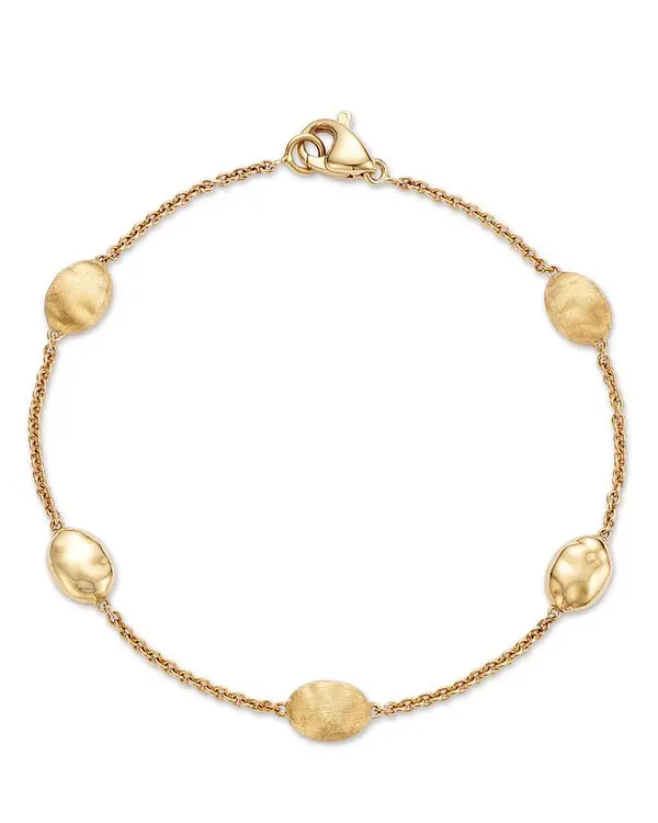 Marco Bicego 18k Yellow Siviglia Station Link Bracelet - Gold