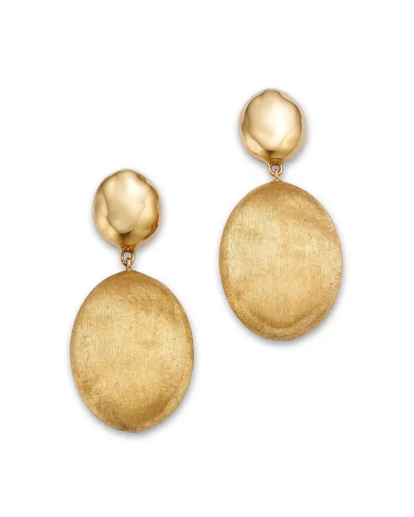 Marco Bicego Siviglia 18k Yellow Drop Earrings - Gold
