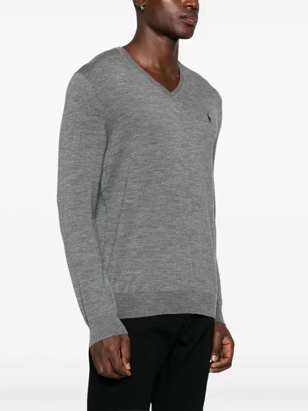 Polo Ralph Lauren Polo Pony-embroidered Sweater - Grey