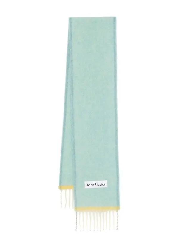 Acne Studios Fringed Scarf - Blue