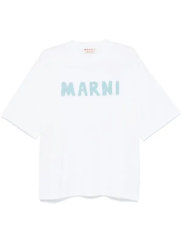 Marni Logo-print T-shirt - White