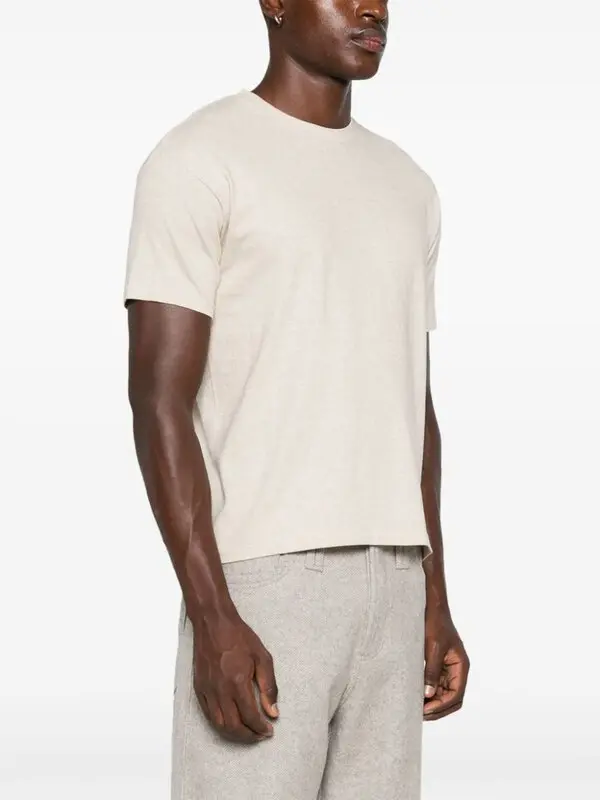 Auralee Seamless Crew-neck T-shirt - Neutrals