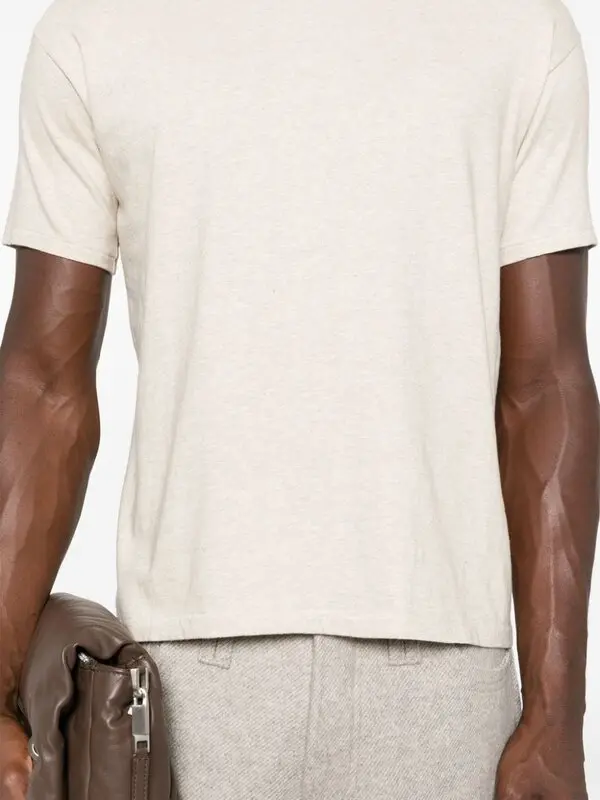 Auralee Seamless Crew-neck T-shirt - Neutrals