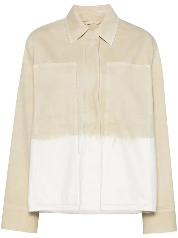 JIL SANDER Dye-effect Jacket - Neutrals