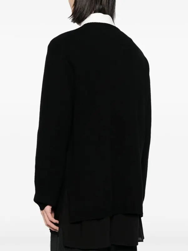 Yohji Yamamoto Button Up Wool Jumper