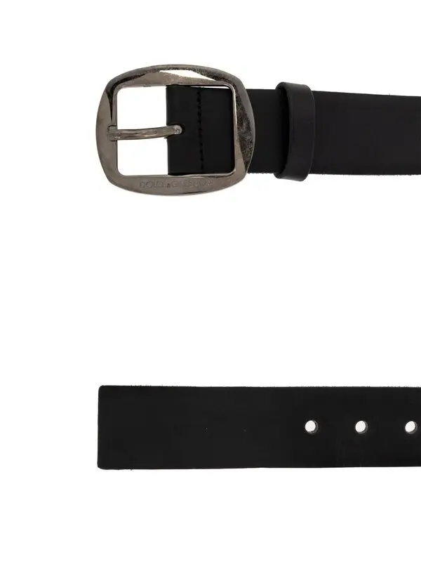 Dolce & Gabbana Leather Belt - Black