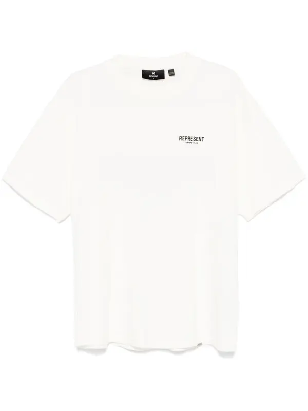 REPRESENT Logo-print T-shirt - White