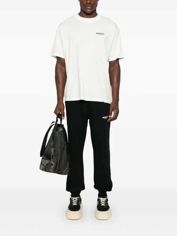 REPRESENT Logo-print T-shirt - White