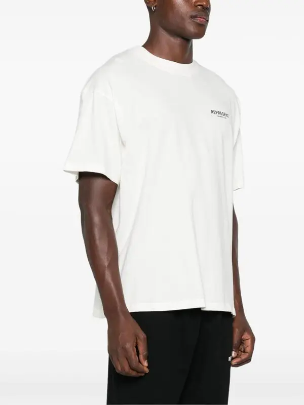 REPRESENT Logo-print T-shirt - White