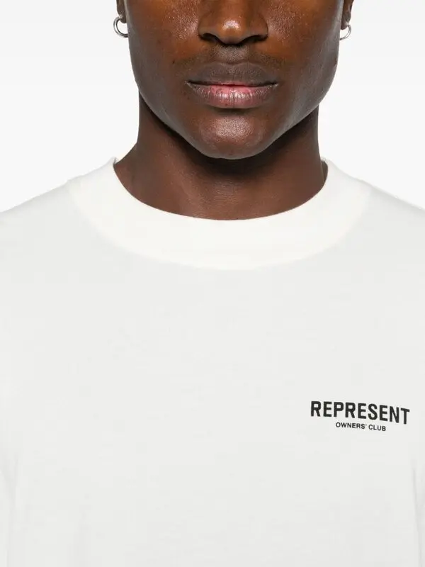 REPRESENT Logo-print T-shirt - White