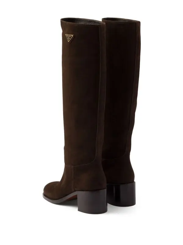 Prada 55mm Suede Boots