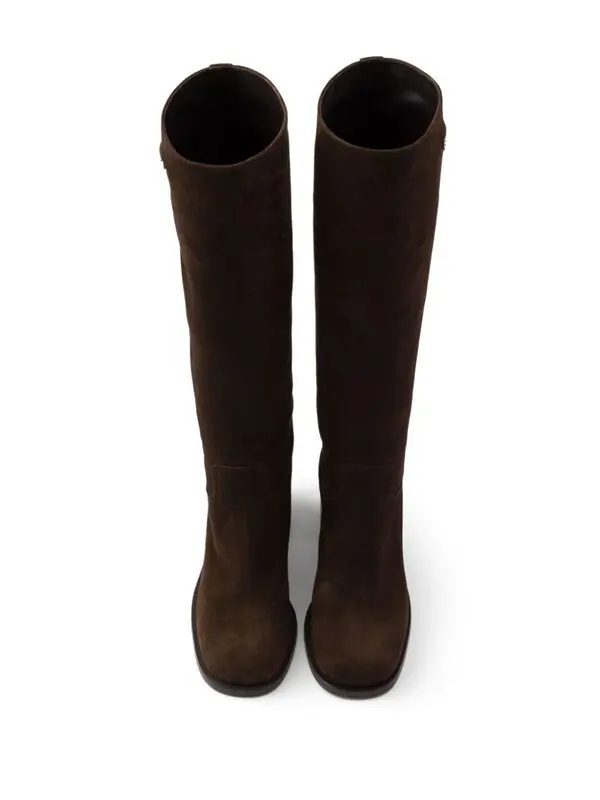 Prada 55mm Suede Boots