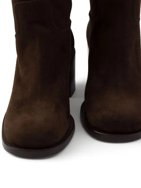 Prada 55mm Suede Boots