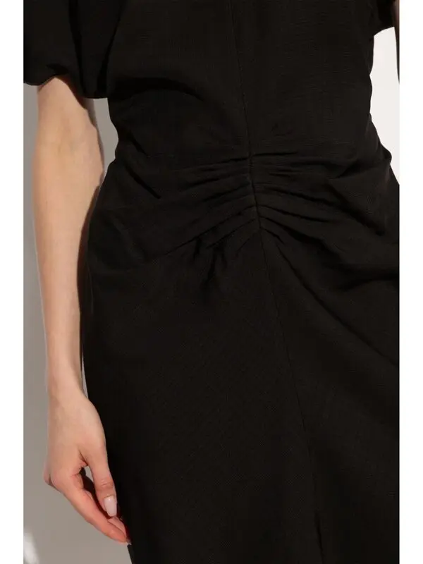 Victoria Beckham Gathered-detail Mini Dress